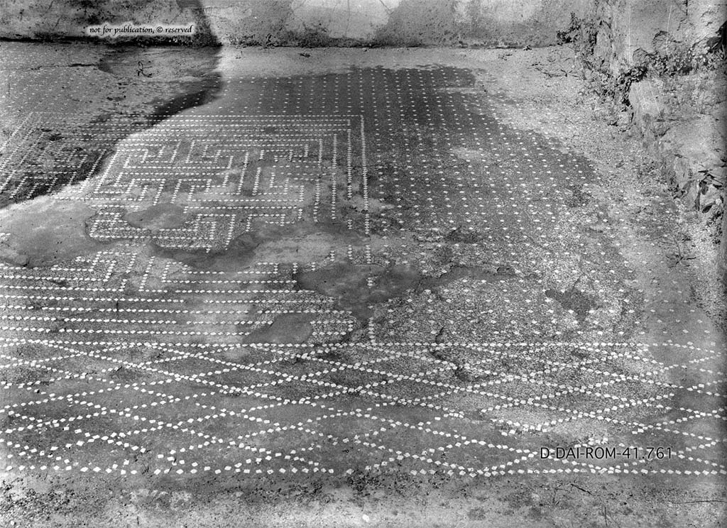 VI.15.5 Pompeii. Room 25, flooring in ala.DAIR 41.761. Photo © Deutsches Archäologisches ...